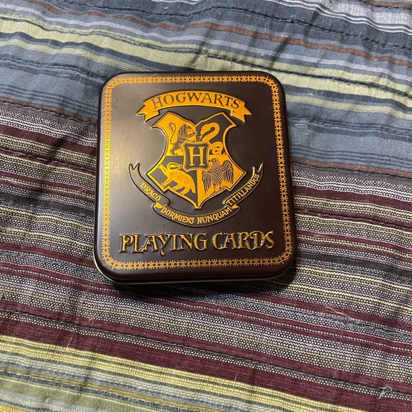 Games | Hogwarts Playing Cards Brand New Unwrapped In Storage Tin ...